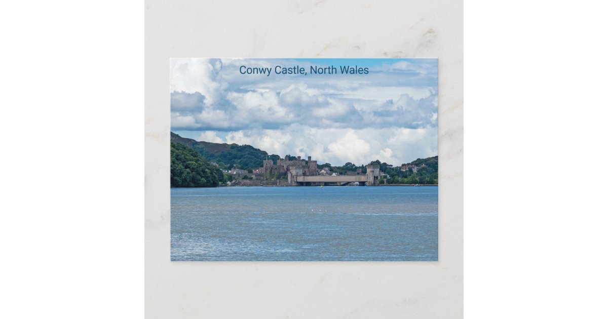 Conwy Castle, North Wales, UK, Postcard | Zazzle