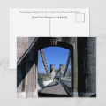 Conwy Suspension Bridge Conwy North Wales Postcard | Zazzle