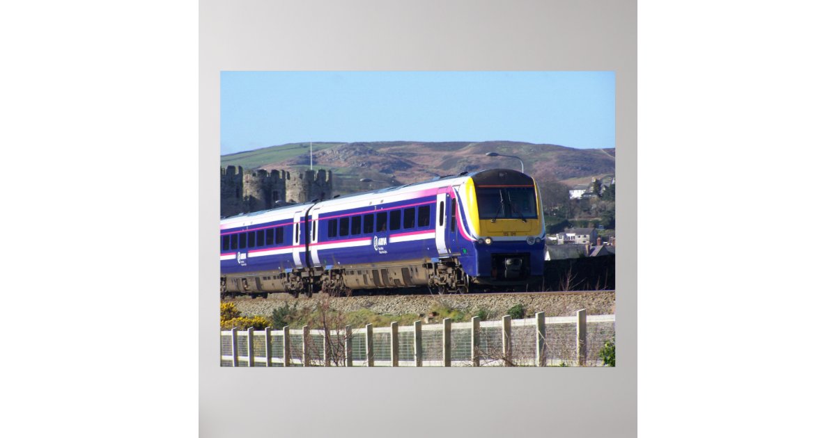 Conwy train poster | Zazzle