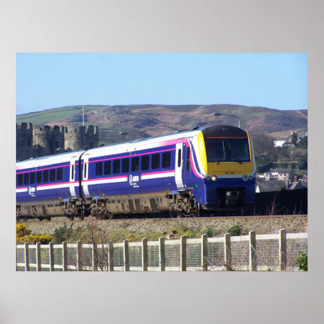 Conwy train poster | Zazzle