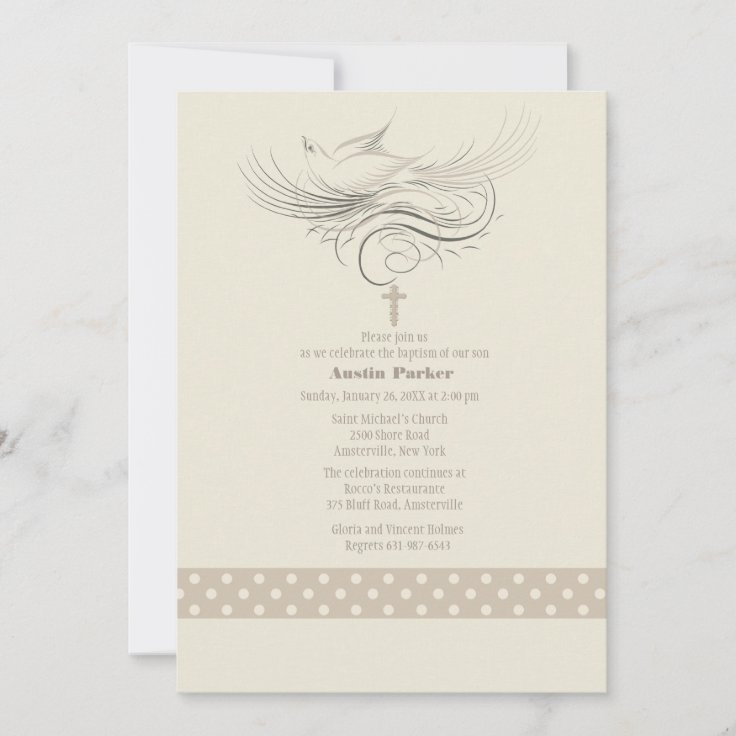 Cooing Dove Invitation | Zazzle
