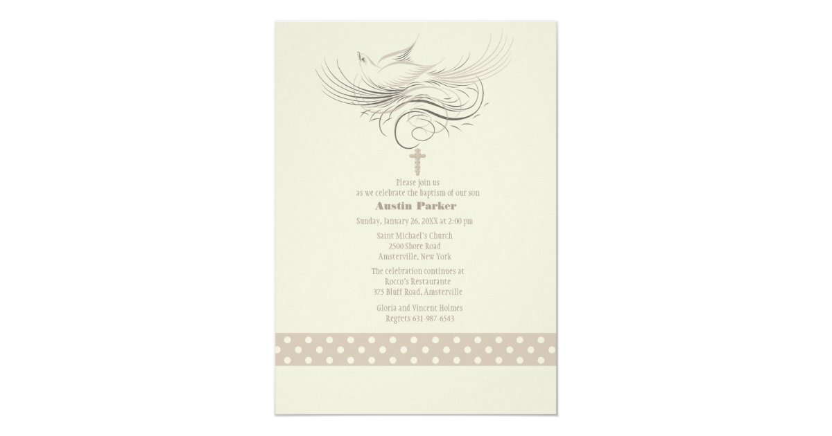 Cooing Dove Invitation | Zazzle.com