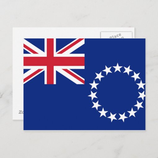 Cook Islands Flag Postcard | Zazzle