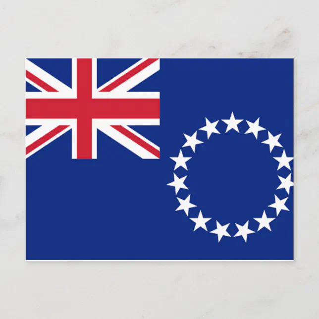 Cook Islands Flag Postcard | Zazzle