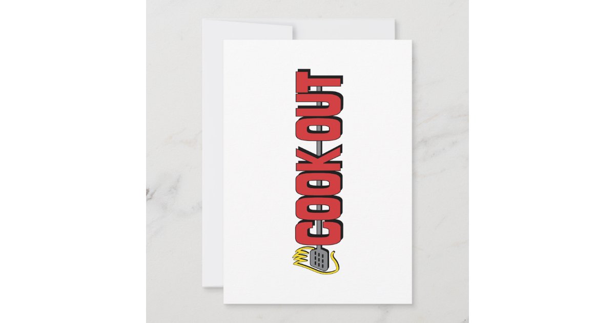 Cook Out (restaurant) Save The Date | Zazzle