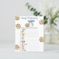 Cookie and milk baby shower Emoji Pictionary game | Zazzle