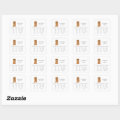 Cookie Bakery Food Safety Allergy Alert Square Sticker | Zazzle