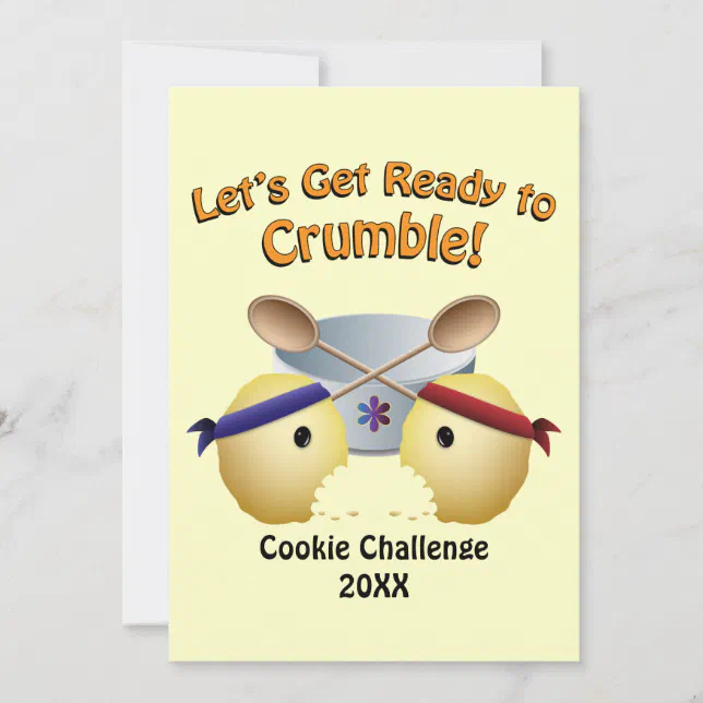 Cookie Baking Competition Invitation | Zazzle