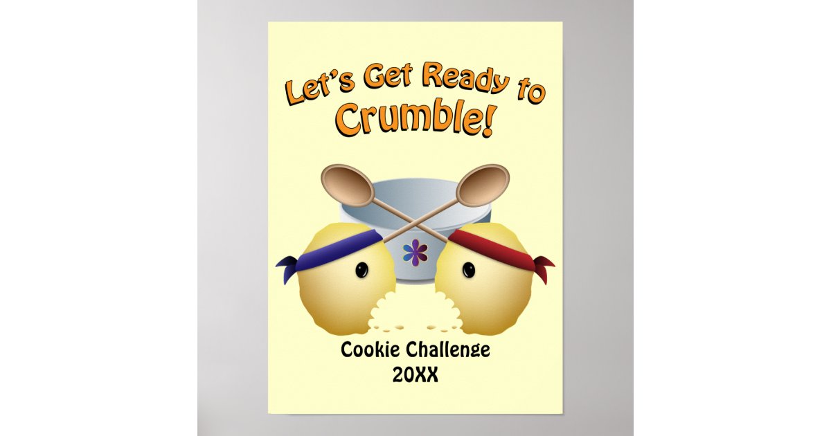 Cookie Baking Competition Poster | Zazzle
