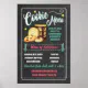 Cookie Bar Menu Party Sign | Zazzle