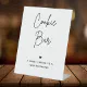 Cookie Bar Sign | Wedding Cookie Table Sign | Zazzle