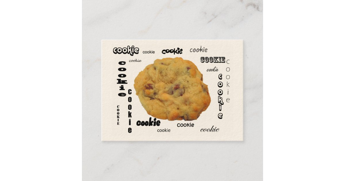 Cookie! Business Card | Zazzle