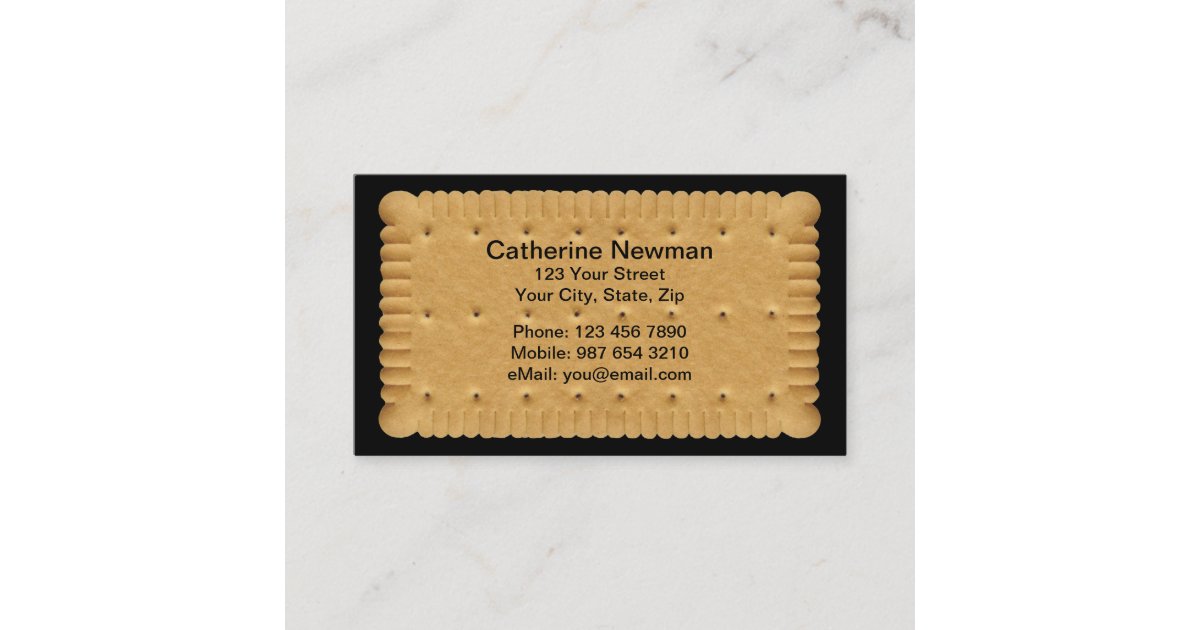 Cookie Businesscard Business Card | Zazzle