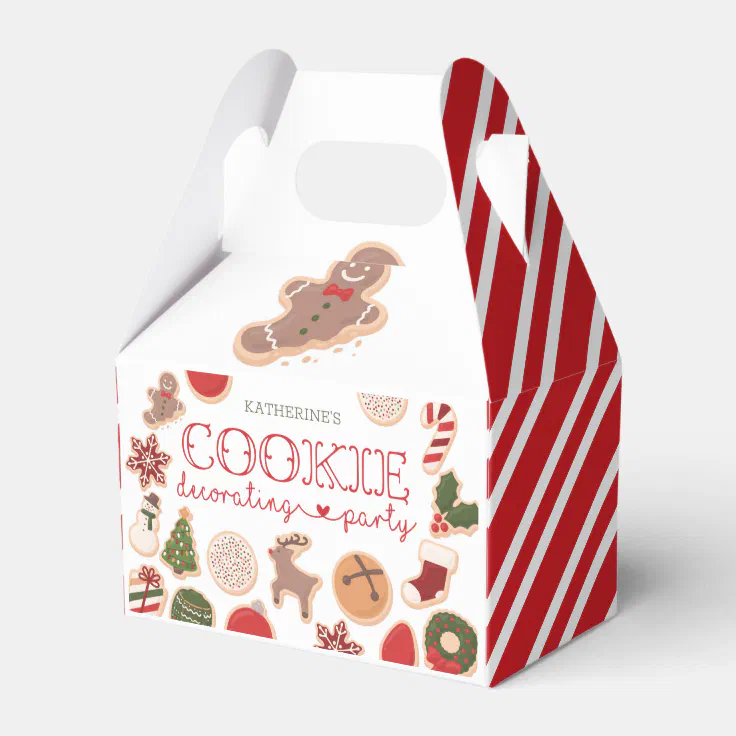 Cookie Decorating Party Favor Box | Zazzle