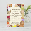 Cookie Exchange Swap Bake Sale Baked Goods Party Invitation | Zazzle