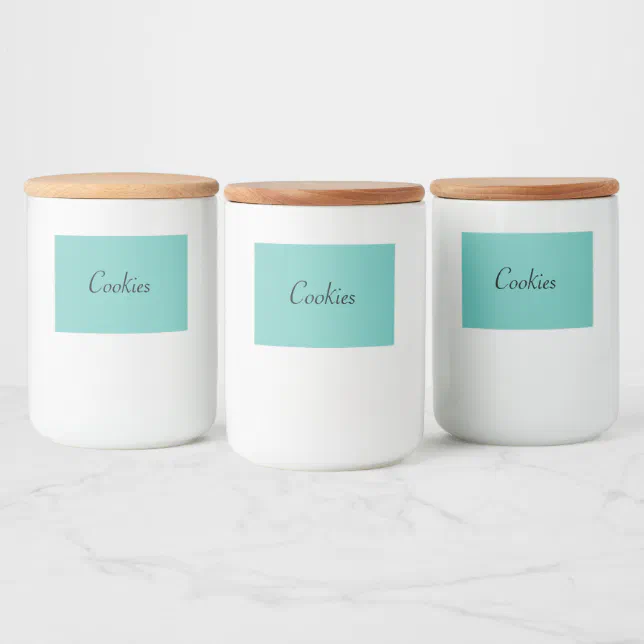 Cookie Jar Labels | Zazzle