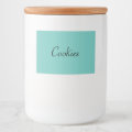 Cookie Jar Labels | Zazzle