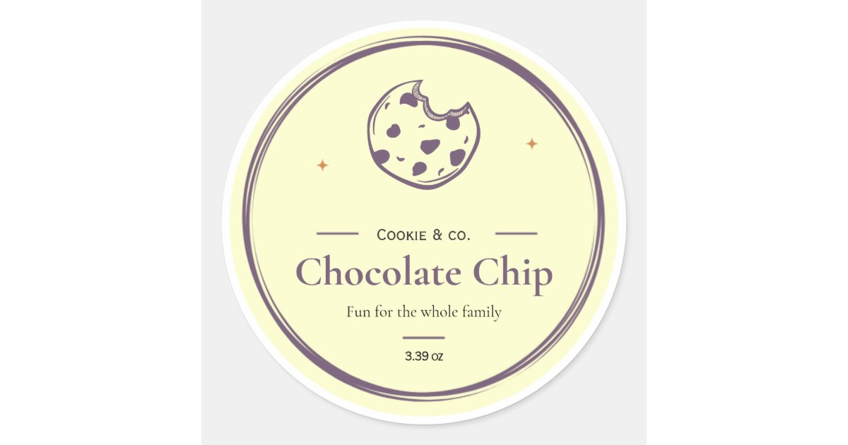 Cookie Labels, Body Butter Labels, Candle Labels, Classic Round Sticker ...