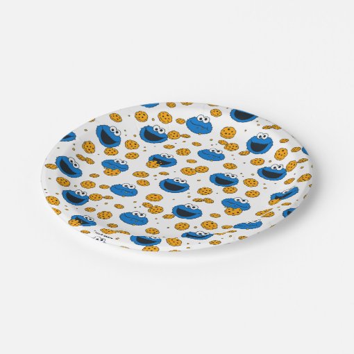 Cookie Monster | C is for Cookie Pattern Paper Plates | Zazzle