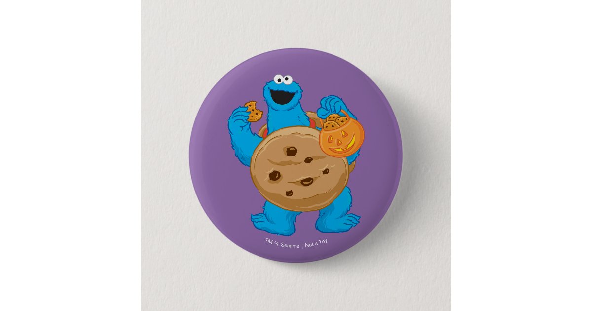 Cookie Monster | Cookie Costume Button | Zazzle