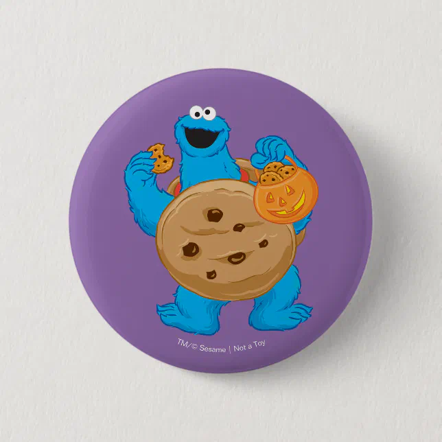 Cookie Monster | Cookie Costume Button | Zazzle