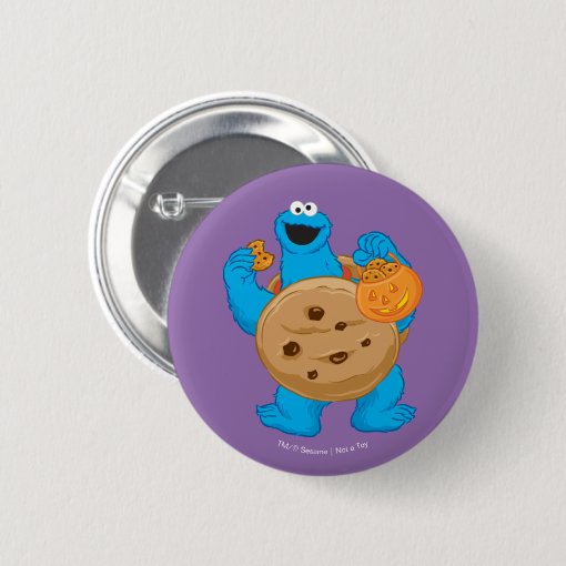 Cookie Monster | Cookie Costume Button | Zazzle