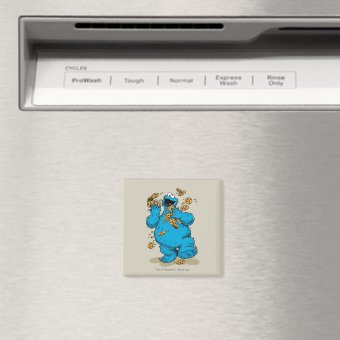 Cookie Monster Crazy Cookies Magnet | Zazzle