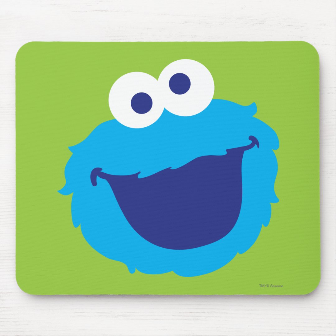 Cookie Monster Face Mouse Pad | Zazzle
