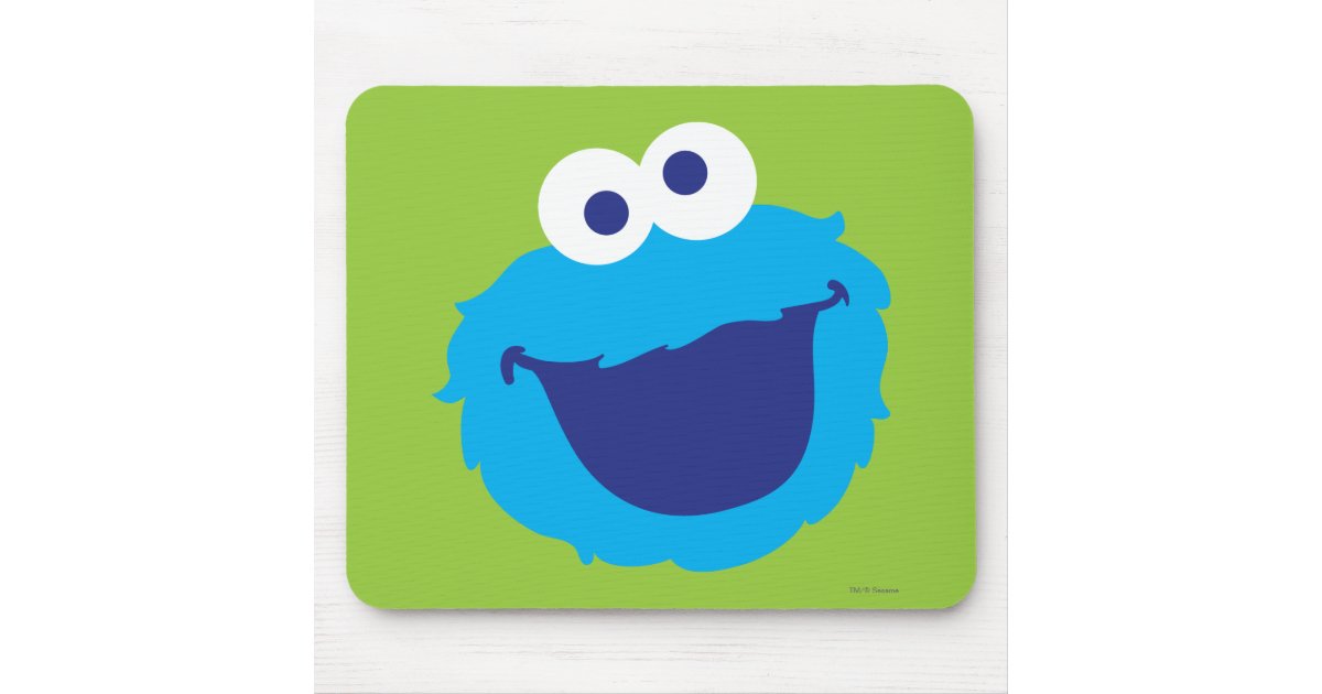 Cookie Monster Face Mouse Pad | Zazzle