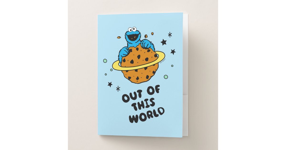 Cookie Monster | Out of This World Pocket Folder | Zazzle