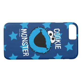 Cookie Monster Pattern Face Case-Mate iPhone Case | Zazzle