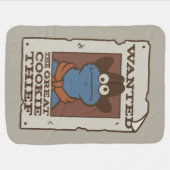 Cookie Monster | Wanted Poster Baby Blanket | Zazzle