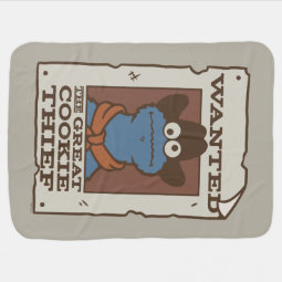 Cookie Monster | Wanted Poster Baby Blanket | Zazzle