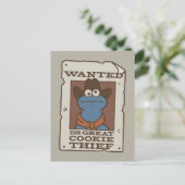 Cookie Monster | Wanted Poster Postcard | Zazzle
