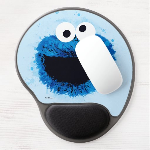 Cookie Monster | Watercolor Trend Gel Mouse Pad | Zazzle
