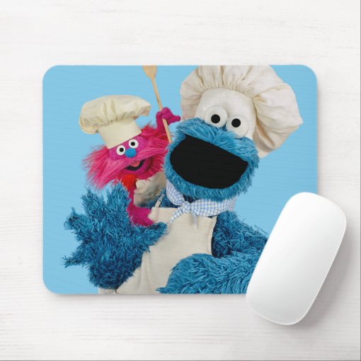 Cookie Monster's Foodie Truck Friends Mouse Pad | Zazzle