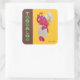 Cookie Monster's Foodie Truck | Toodaloo Square Sticker | Zazzle
