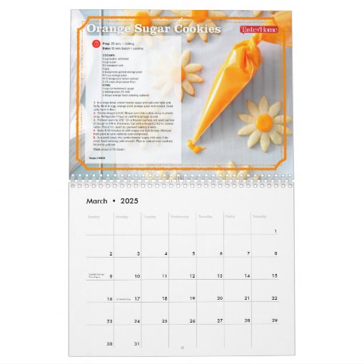 Cookie of the Month Calendar | Zazzle