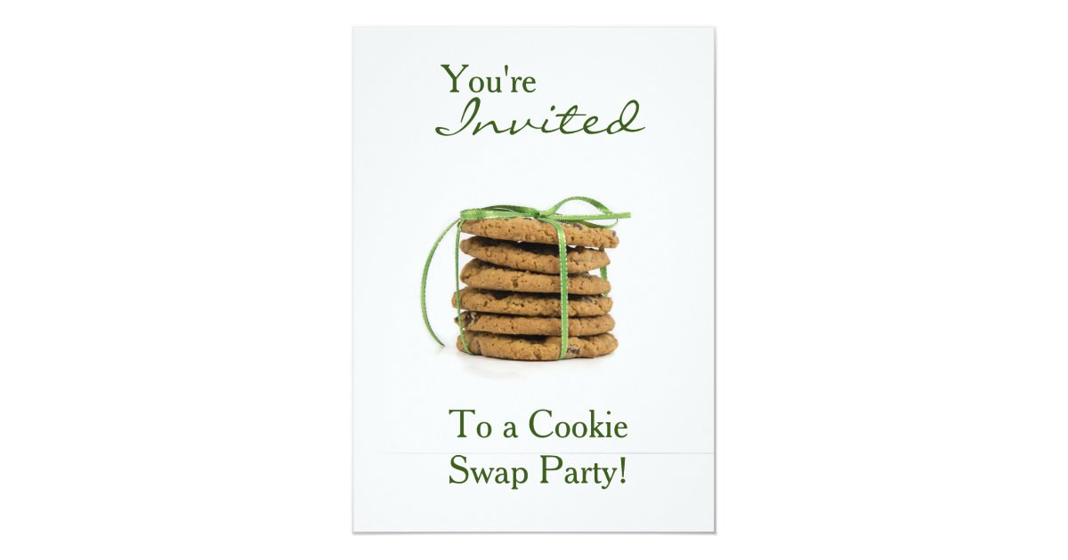 Cookie Swap Holiday Invitation | Zazzle.com