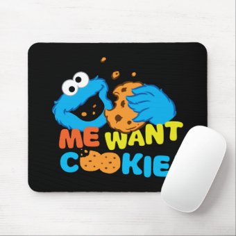 Cookie Wants Cookie Mouse Pad | Zazzle