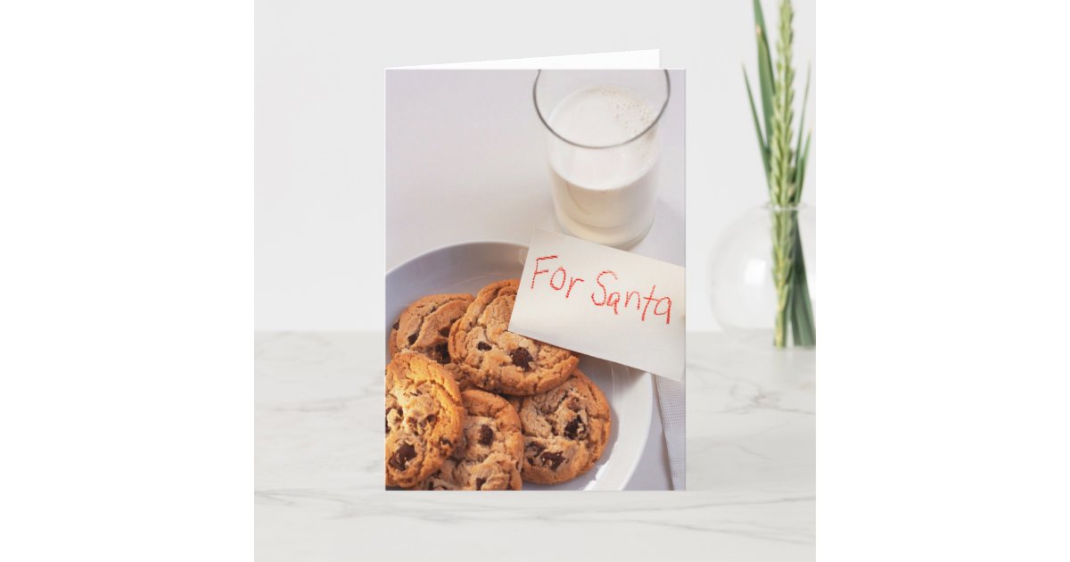Cookies and Milk Card | Zazzle