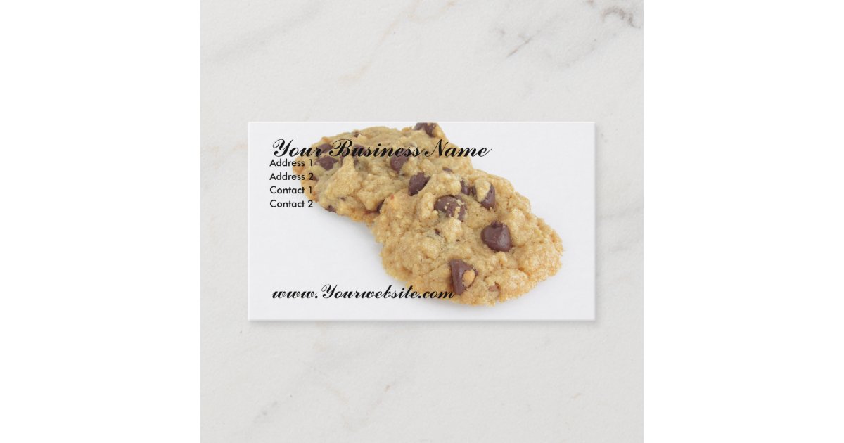 Cookies Business Card | Zazzle