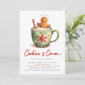 Cookies & Cocoa Christmas Party Invitation | Zazzle