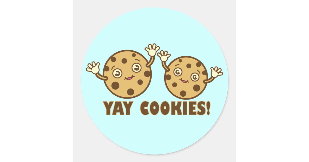 Cookies, Yay Classic Round Sticker | Zazzle.com