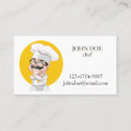 Cooking Chef Business Card | Zazzle