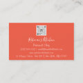 Cooking Chef Restaurant Catering Logo QR Code Business Card | Zazzle
