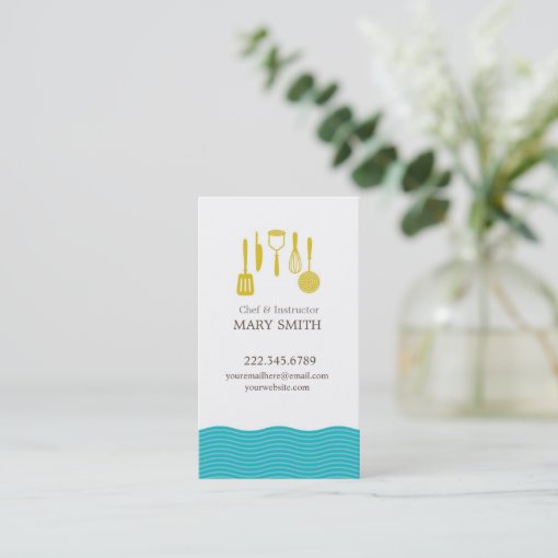 Cooking / Culinary Business Card 1 | Zazzle