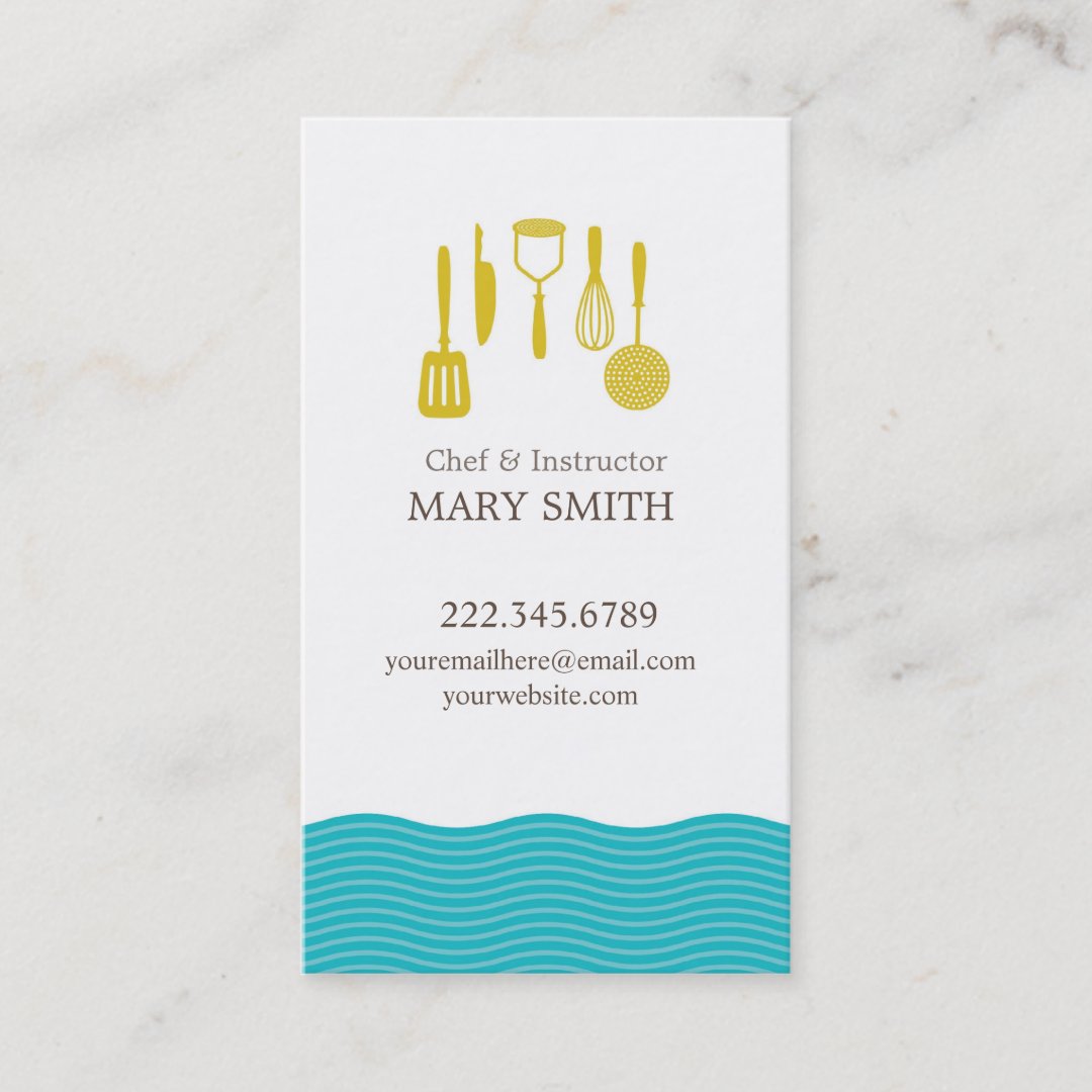 Cooking / Culinary Business Card 1 | Zazzle