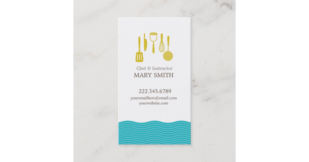 Cooking / Culinary Business Card 1 | Zazzle