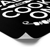 Cooking Kitchen Chef Keep Calm And Cook On Cook Poster | Zazzle